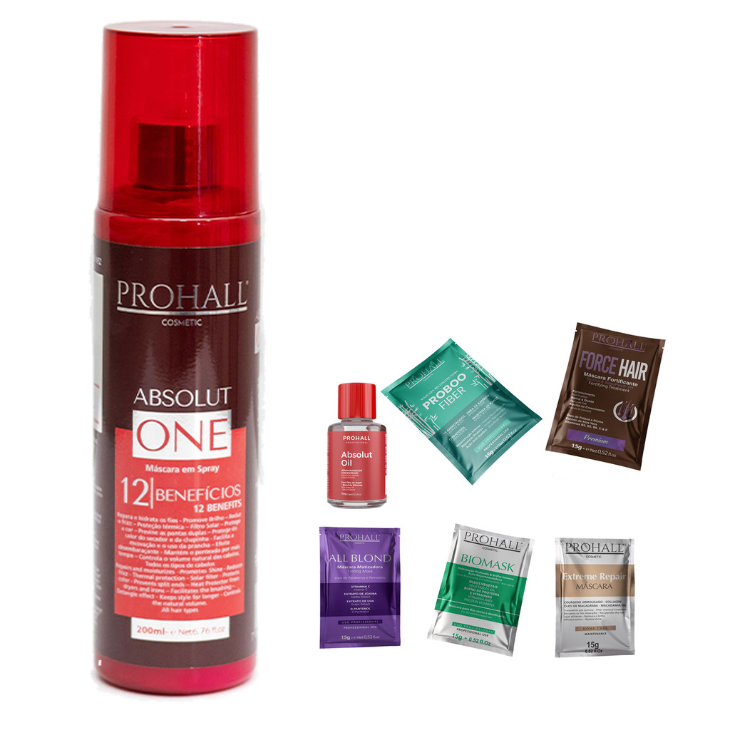 Prohall Absolut One Uso Obrigatório 200ml | Shopee Brasil