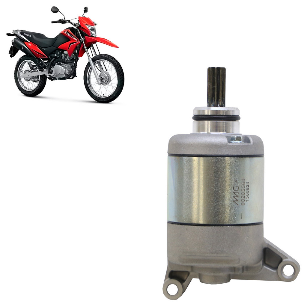 Motor de Partida Arranque NXR 150 Bros ES Mix 2009 2010 | Shopee Brasil