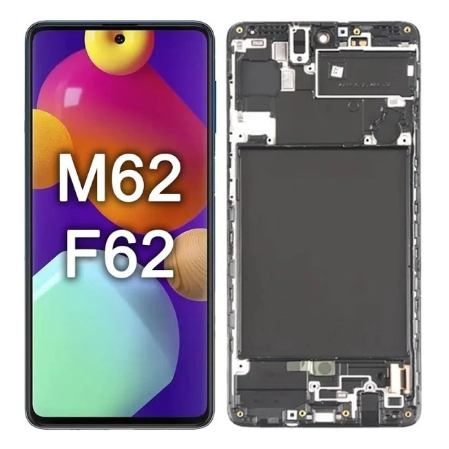 TELA DISPLAY LCD TOUCH do samsung M62 , COM ARO INCELL, oled display grande | Shopee Brasil