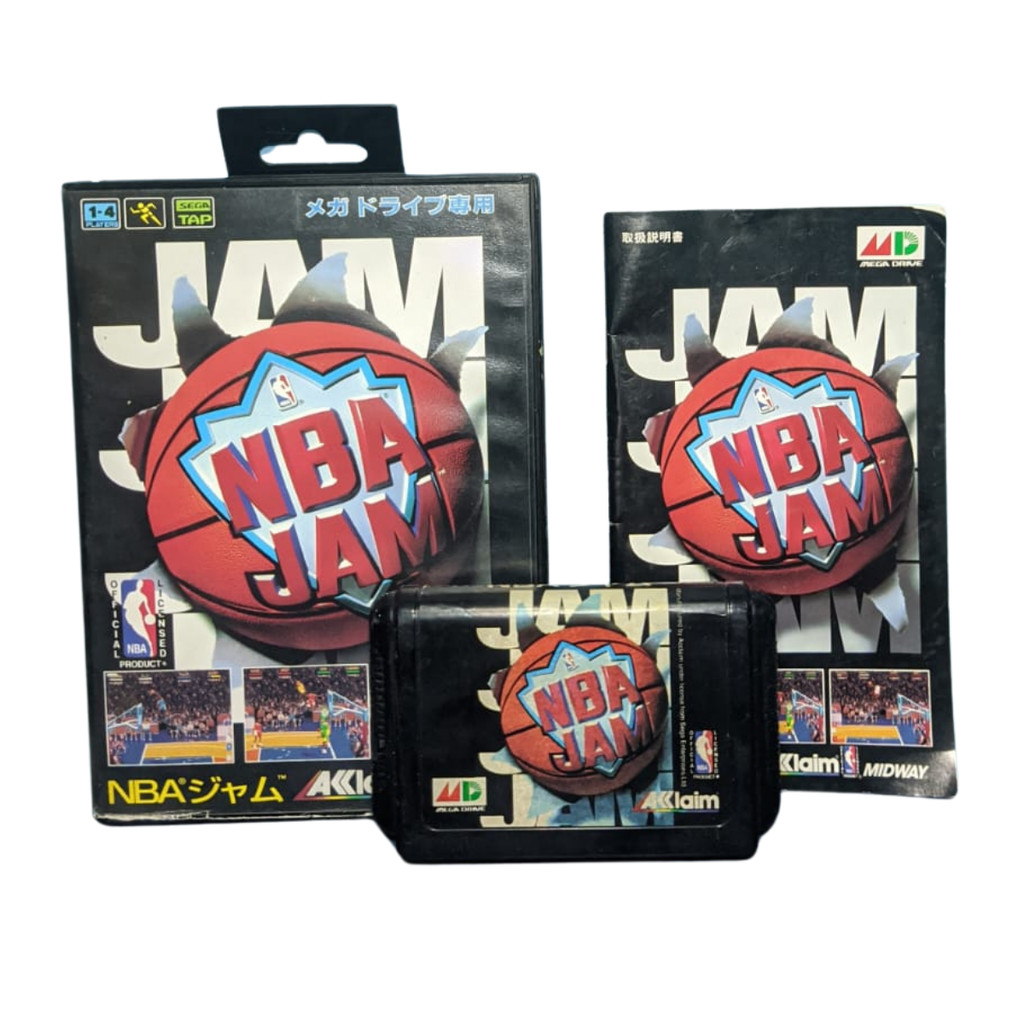 Jogo NBA Jam Megadrive japonês | Shopee Brasil