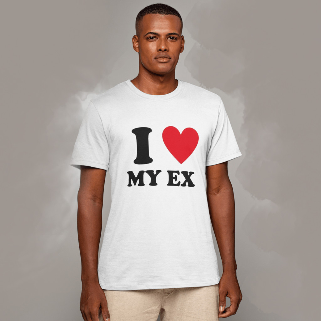Camiseta I Love My Ex Camisa Eu amo Meu Ex Meme Zueira | Shopee Brasil