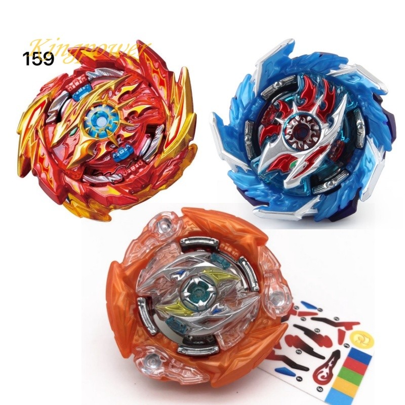 Beyblade B-159 Super Hiperion-160 King Helios-161 Glide Ragnark Alça De ...