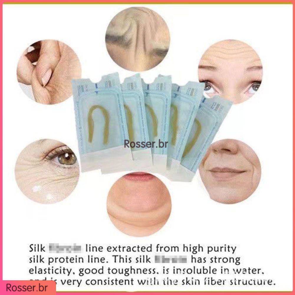 Skincare Anti-aging Breakthrough Protein Thread Reduces Wrinkles Gold ...