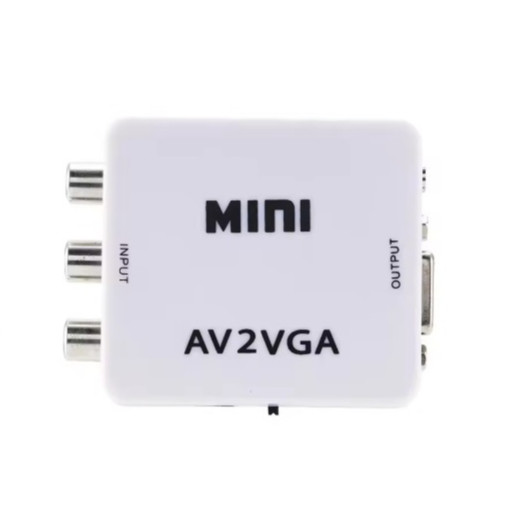 Adaptador Mini Conversor AV 2 VGA Áudio e Cabo Usb | Shopee Brasil