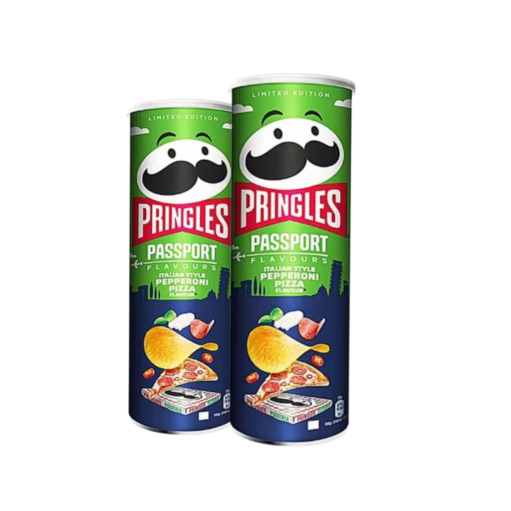 Pringles Passport Italian Style Pepperoni Importada 165g - 2 Unid ...