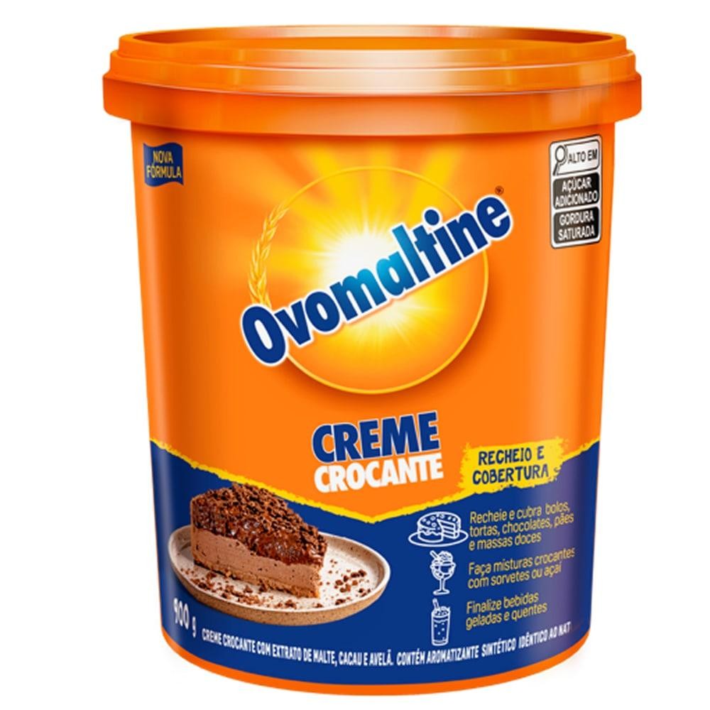 Ovomaltine Recheio Crocante Creme Profissional Balde 900G. | Shopee Brasil