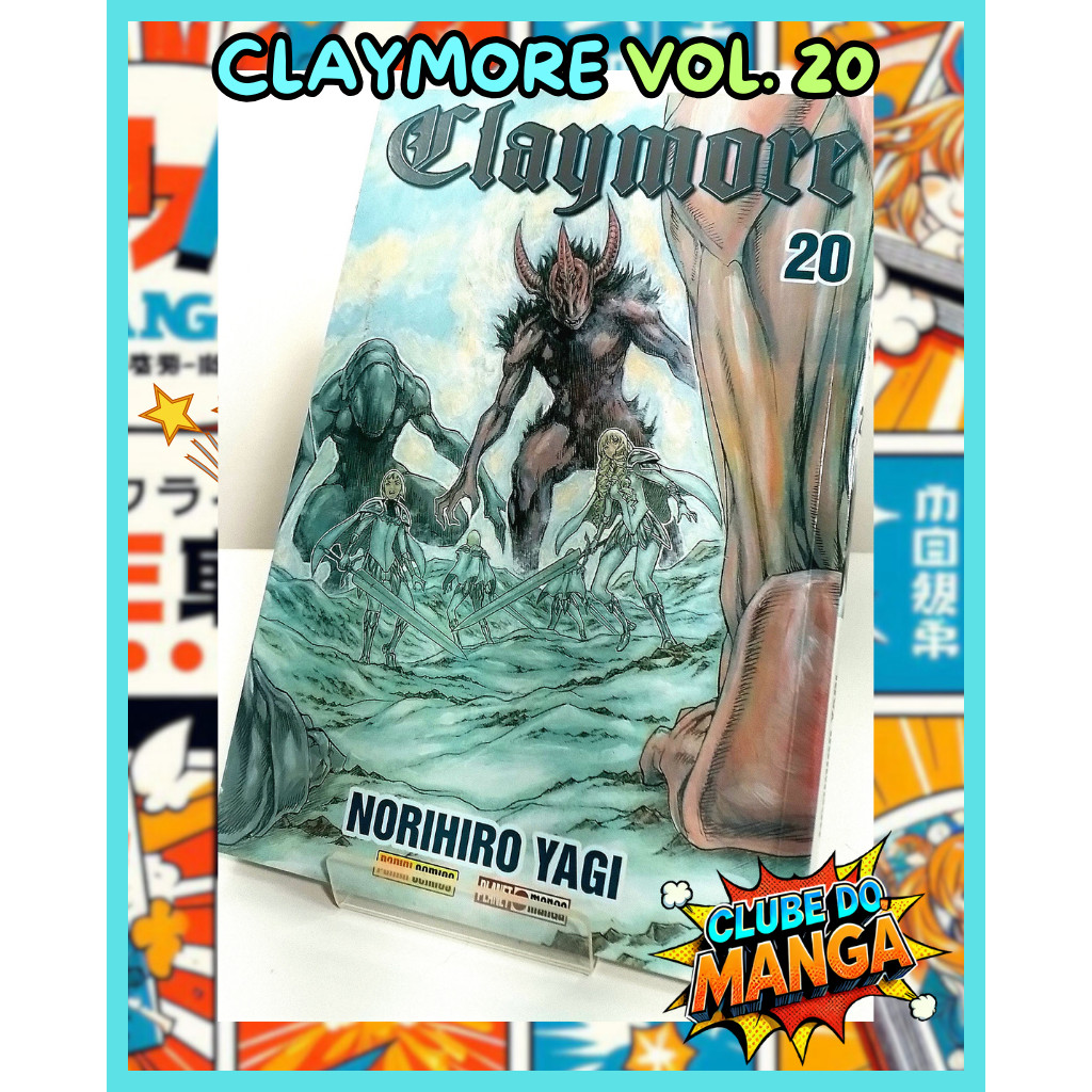 CLAYMORE VOL. 20 [,MANGÁ] [PANINI] [CLUBE DO MANGÁ] | Shopee Brasil