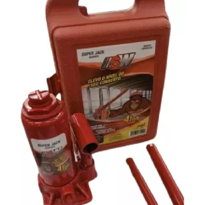 Macaco Hidraulico Super Jack Garrafa Suporta Até 4toneladas | Shopee Brasil