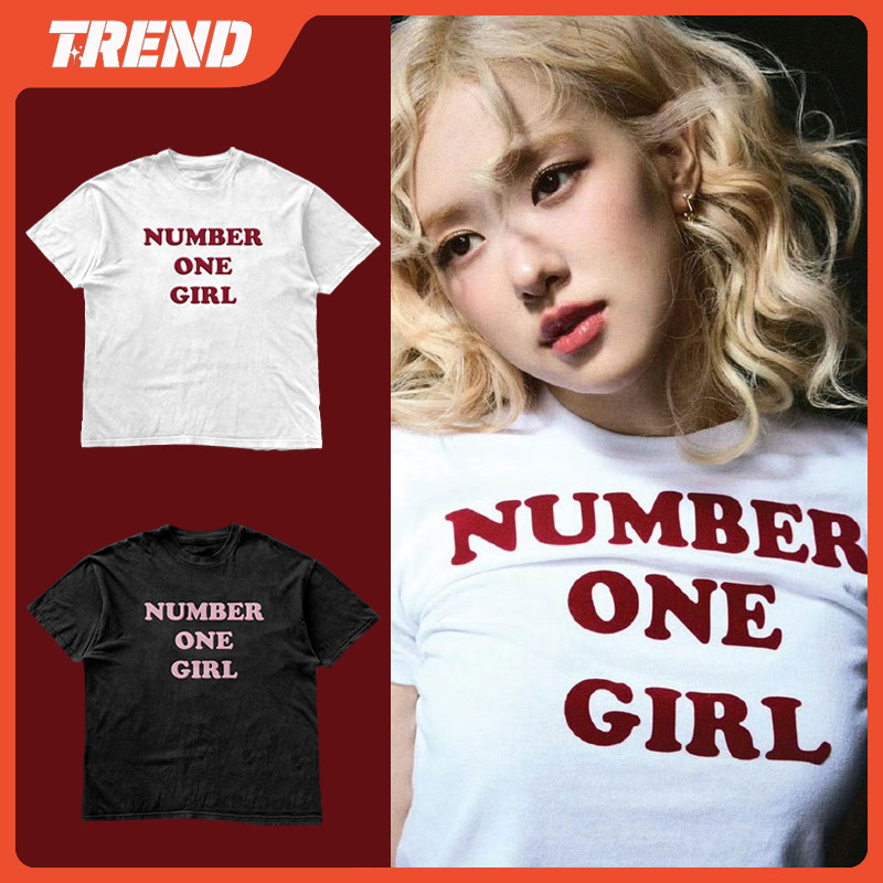 KPOP BLACKPINK ROSÉ Merch Top Curto De Algodão Masculino E Feminino ...