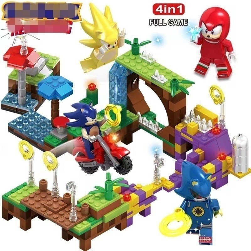 Bloco De Construção Minecraft Compatível Sonic The Hedgehog Bricks ...
