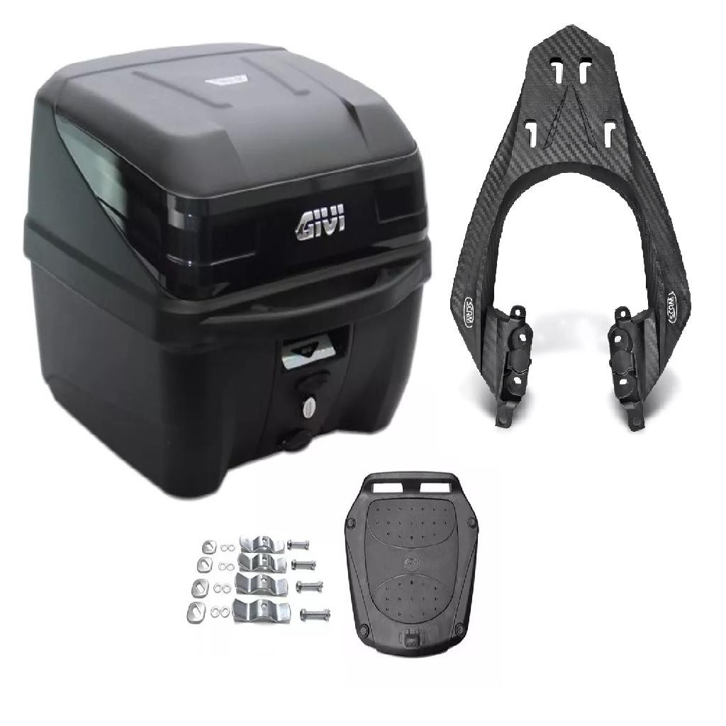 KIT BAÚ 33L Moto MonoLOCK TRAFFIC III GIVI + BAGAGEIRO SCAM Bruto Yamaha Fz15 2023... | Shopee ...