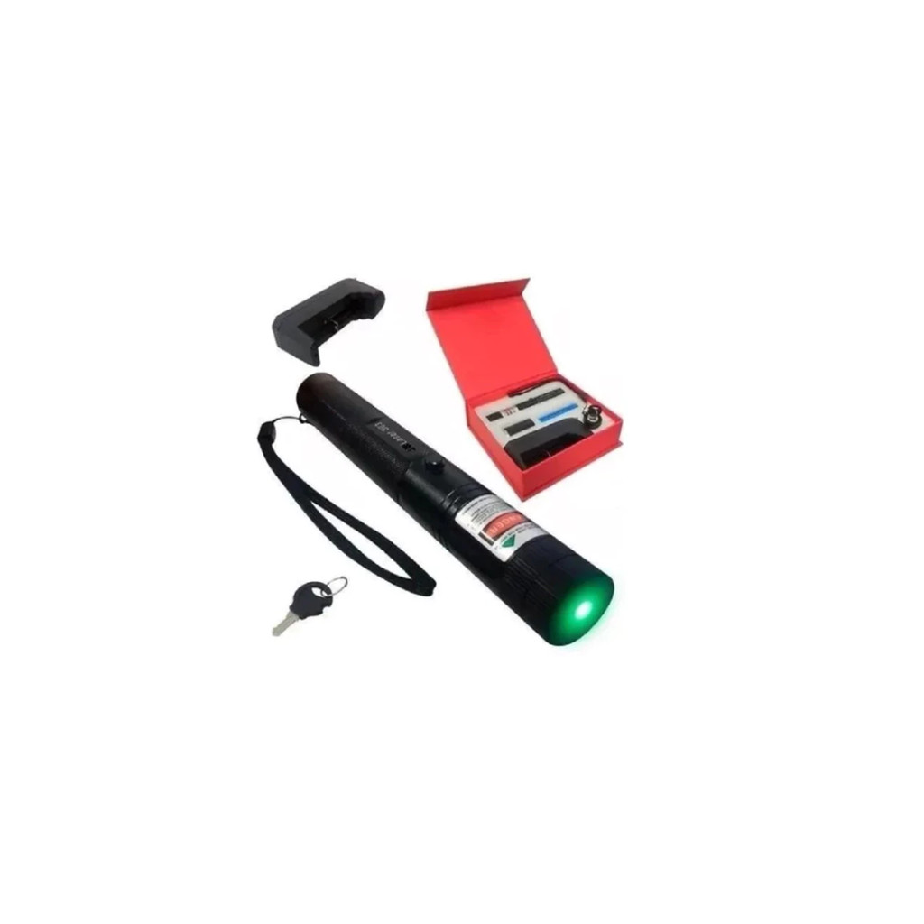 CANETA LASER POINTER VERDE ULTRA FORTE ALCANCE 50KM | Shopee Brasil
