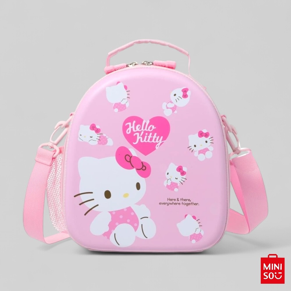 Mochila Lancheira Hello Kitty Sanrio – Bolsa Térmica Rosa com Alças ...