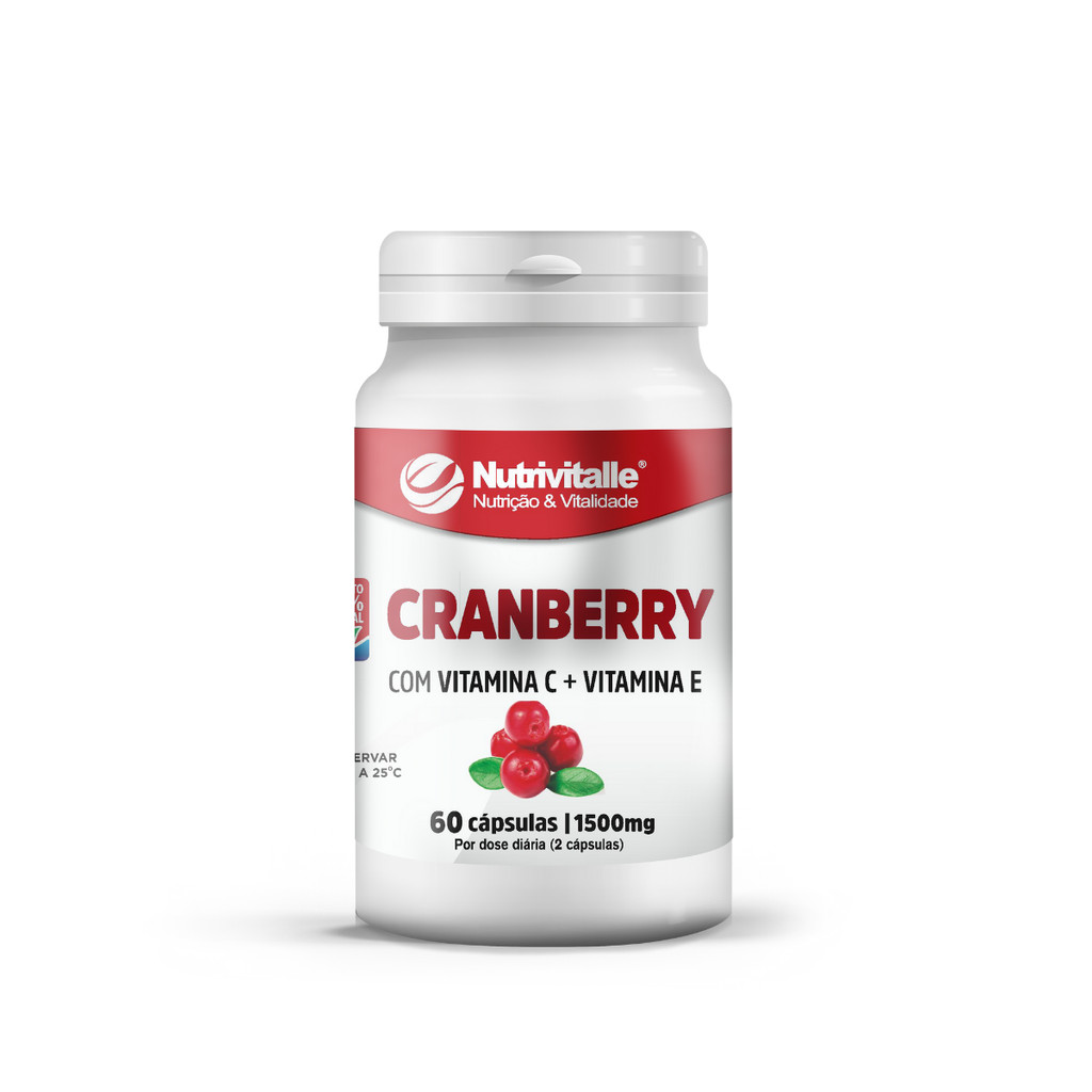 CRANBERRY 2000MG 60 CAPSULAS NUTRIVITALLE | Shopee Brasil