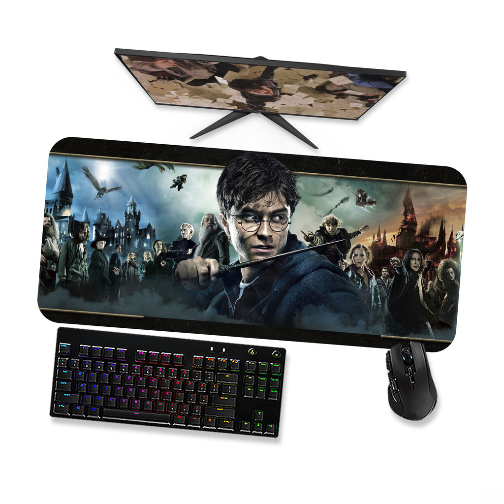 Mouse pad Gamer Harry Potter PERSONAGENS 1 - Mousepad Gamer 90x40 80x40 ...