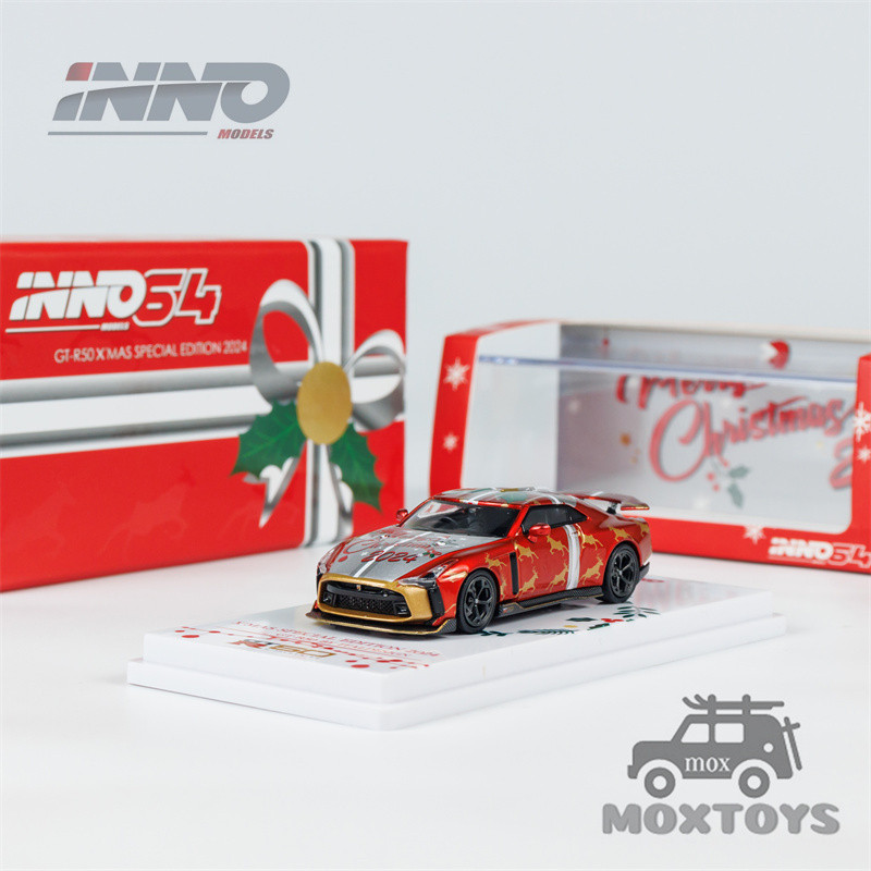 INNO 1 : 64 GT-R50 Xmas 2024 Modelo De Carro Fundido Com Edição ...