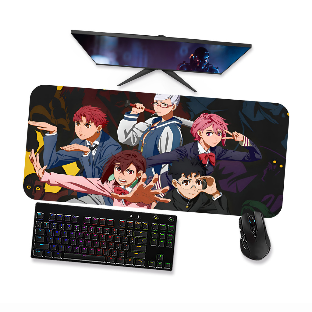 Mouse pad Gamer Grande - Dandadan MOMO E OKARUN 9 KEN TAKARURA - 90x40 ...