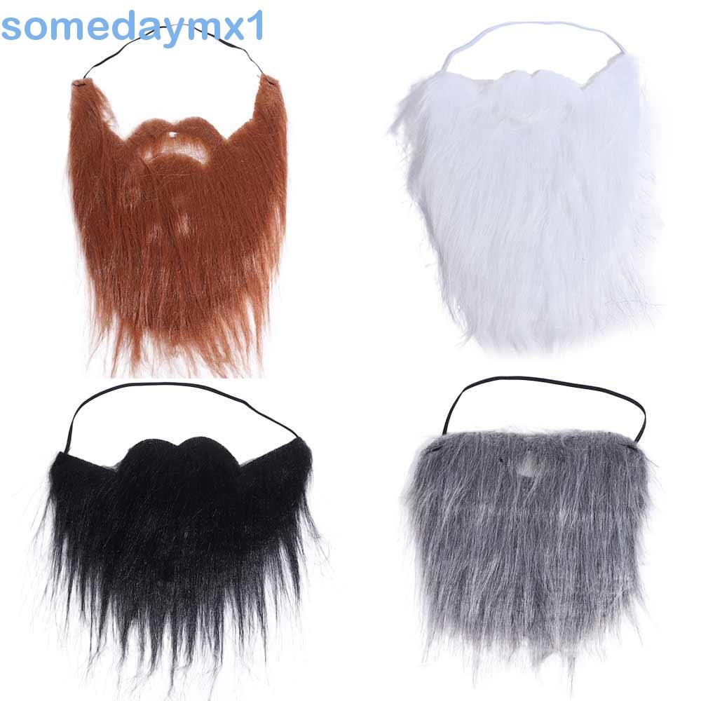 SOMEDAYMX1 Bigode Falso De Halloween , Barba Falsa Realista Artificia ...