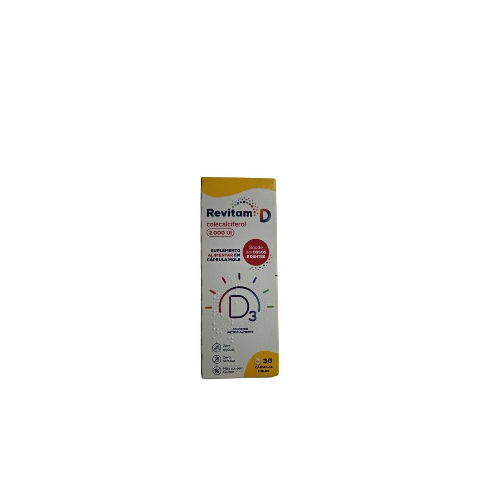 Suplemento Revitam D 2.000UI 30 Cápsulas - Biolab | Shopee Brasil