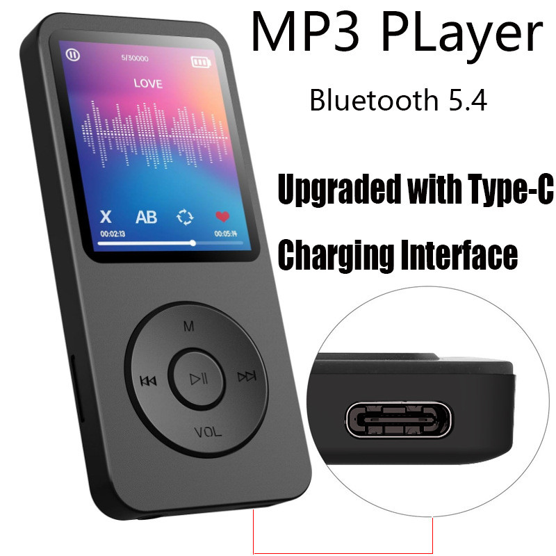 Bluetooth MP3/MP4 64GB Sports Walkman Music Player | Shopee Brasil