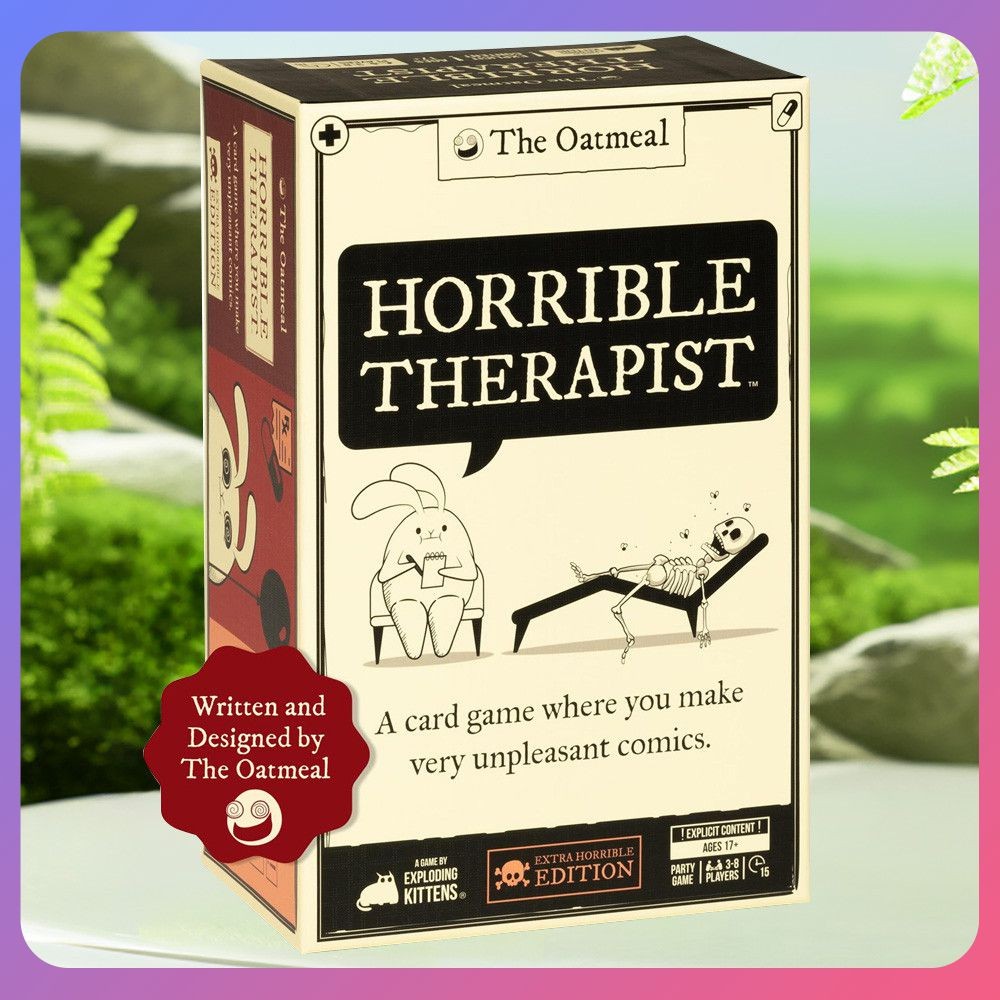 SR Exploding Kittens Horrible Therapist Card Game For Making Very ...