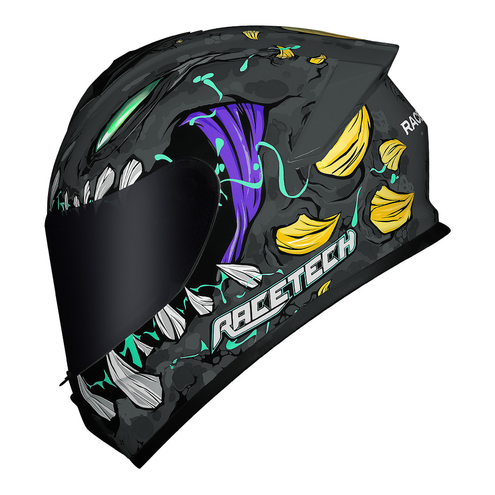 Capacete Race Tech Hit Lizard Cinza Titanium | Shopee Brasil