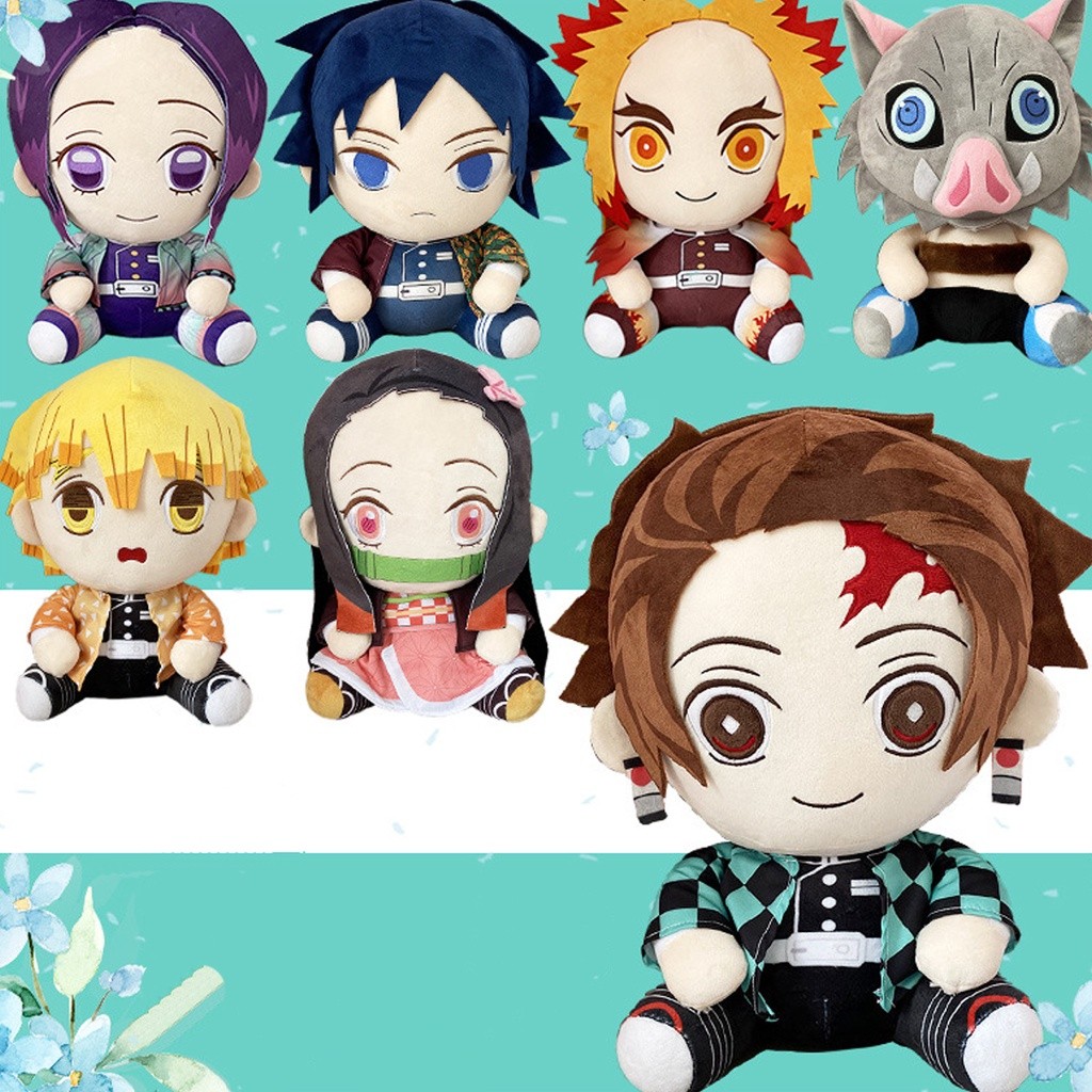 Brinquedo De Pelúcia Lantong Zenitsu Inosuke Kimetsu No Yaiba Giyuu ...