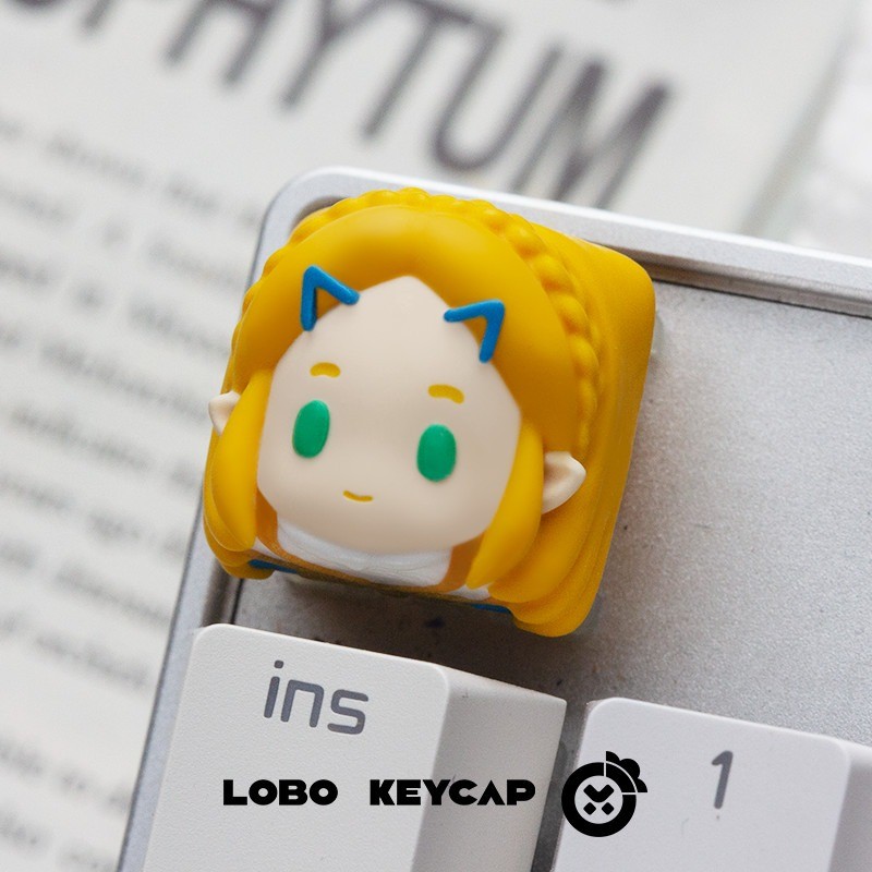 A Lenda De Zelda Keycap Bonito Dos Desenhos Animados MX Switch Teclado ...