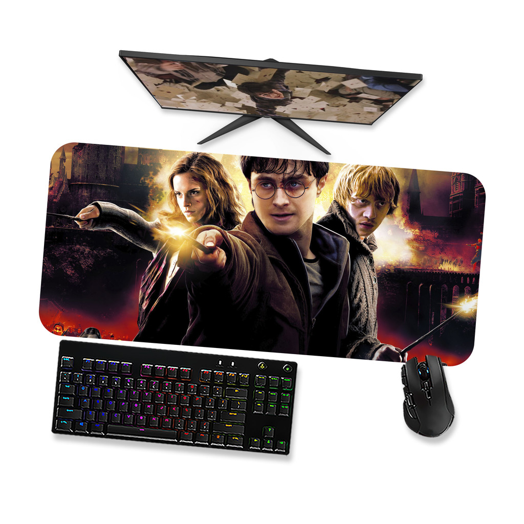 Mouse pad HARRY POTTER - HARRY POTTER HERMIONE E RON 3 HOGWARTS ...