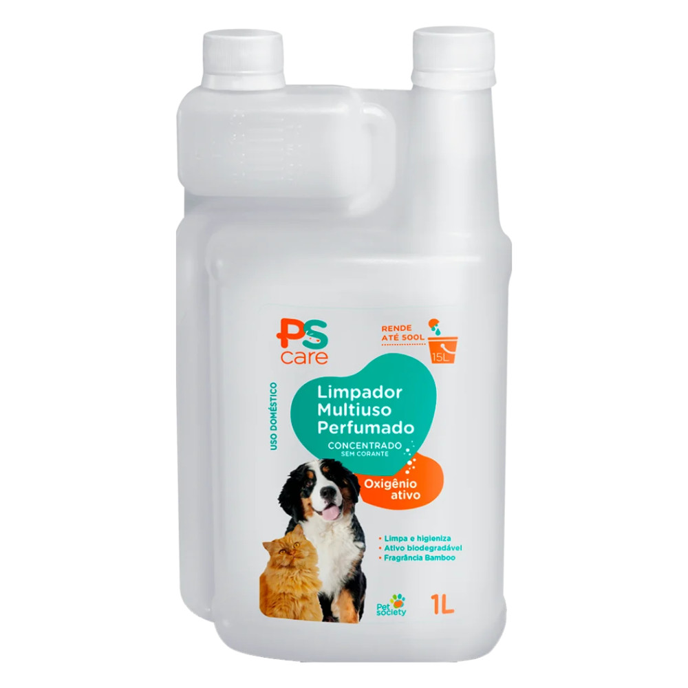 Ps Care Limpador Multiuso Perfumado Eliminador De Odor 1 L | Shopee Brasil