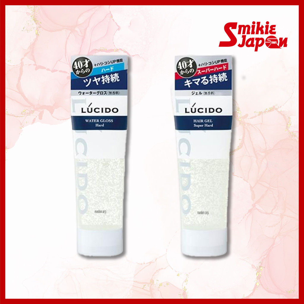 LUCIDO Hair Gel Super Hard 160g E Water Gloss 185g | Shopee Brasil
