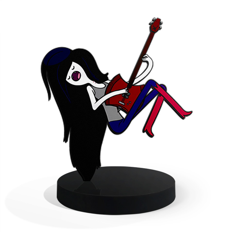 Totem Pequeno Marceline Hora de aventura 7cm+Base | Shopee Brasil