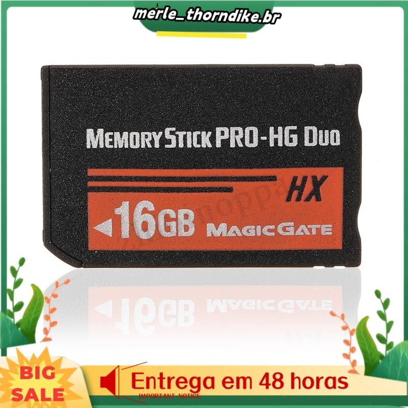 Memory Stick MS Pro Duo Cartão Flash PSP Câmera Cybershot | Shopee Brasil