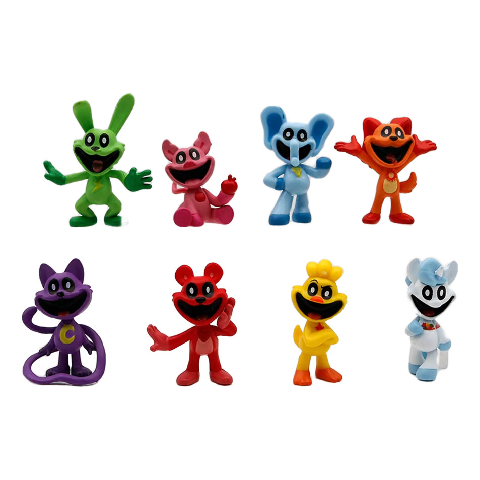 Kit Poppy Playtime Smiling Critters - 8 Figuras Em Pvc | Shopee Brasil