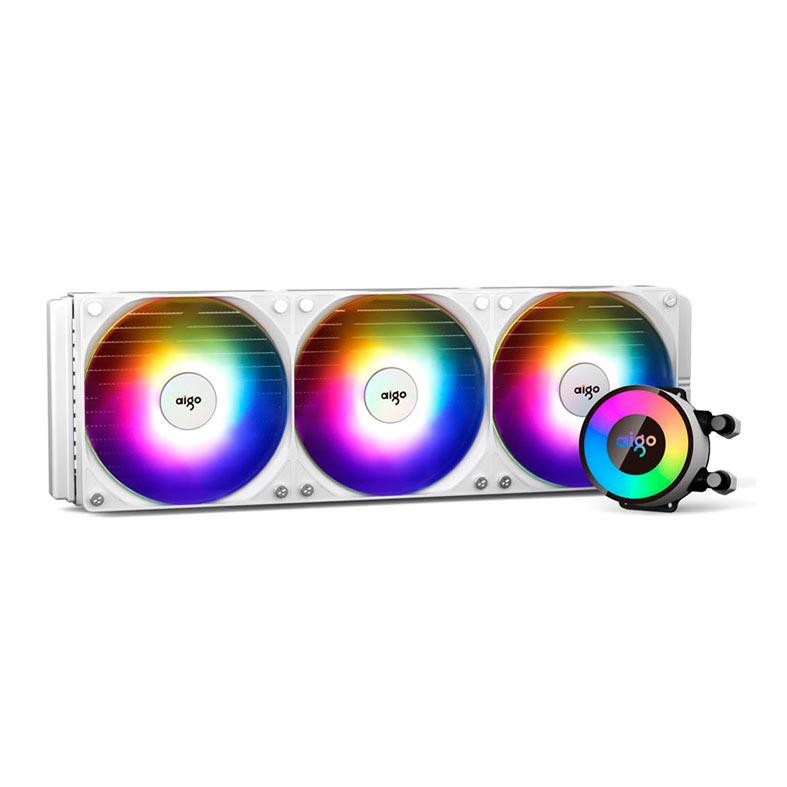 Water Cooler Aigo Darkflash AP360, ARGB, 360mm, Branco, AP360WHITE | Shopee Brasil