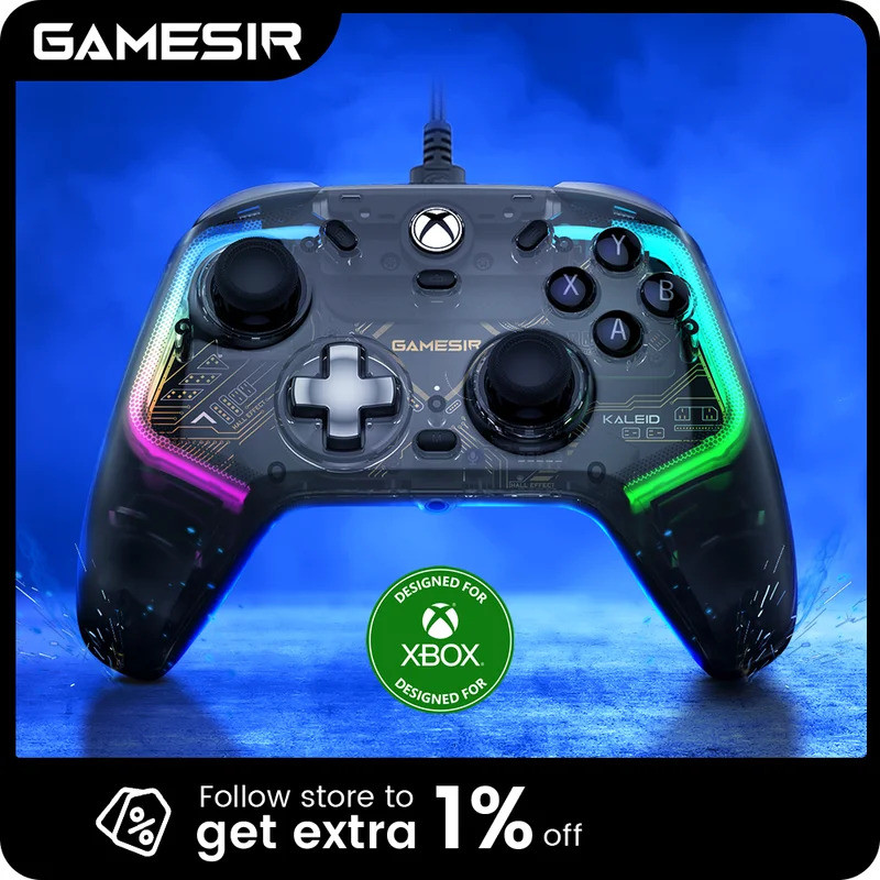 Controlador de Jogo GameSir Kaleid Xbox com Fio para Xbox Series X ...