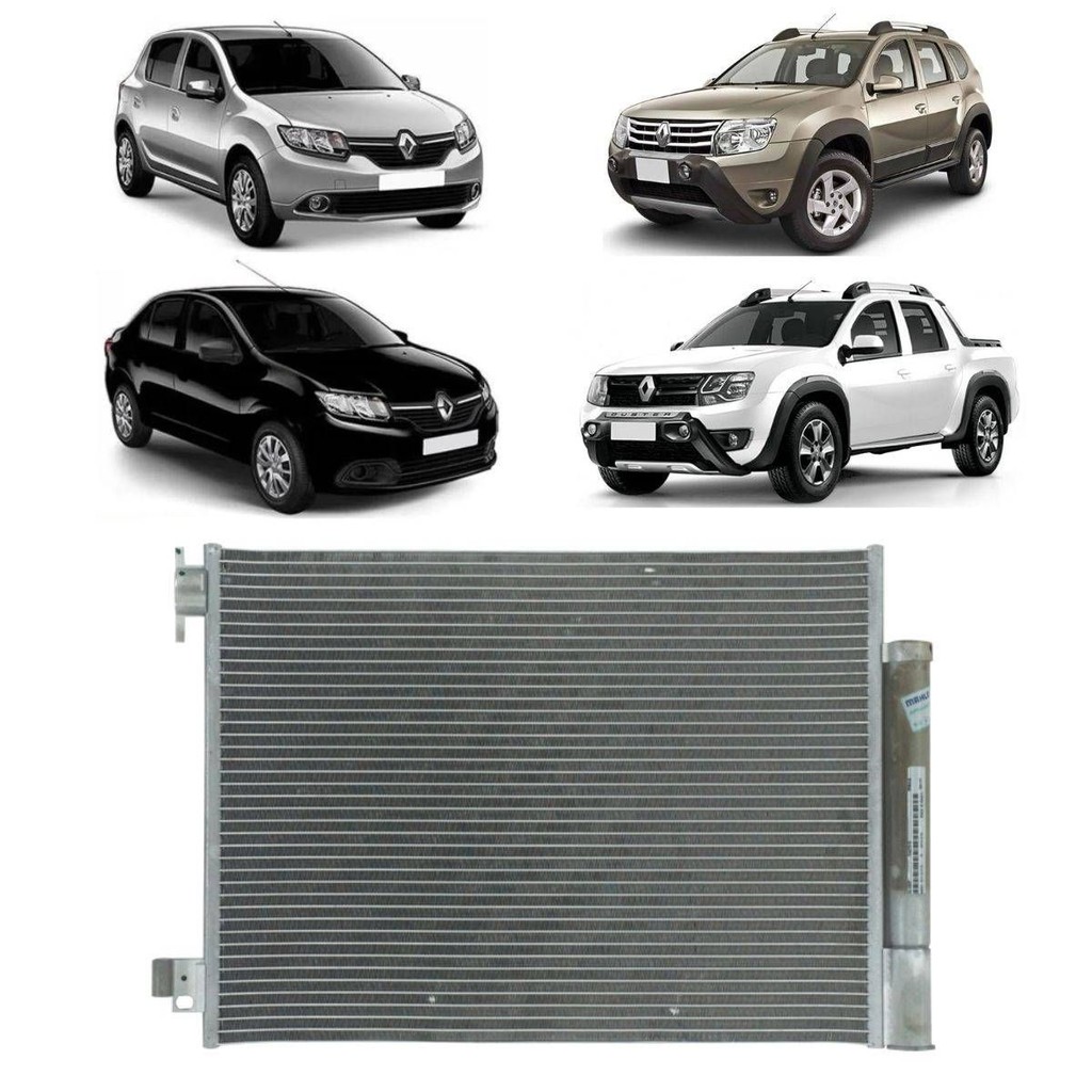 CONDENSADOR PARA DUSTER LOGAN SANDERO OROCH 2015 A 2024 CD MATRIZ | Shopee Brasil