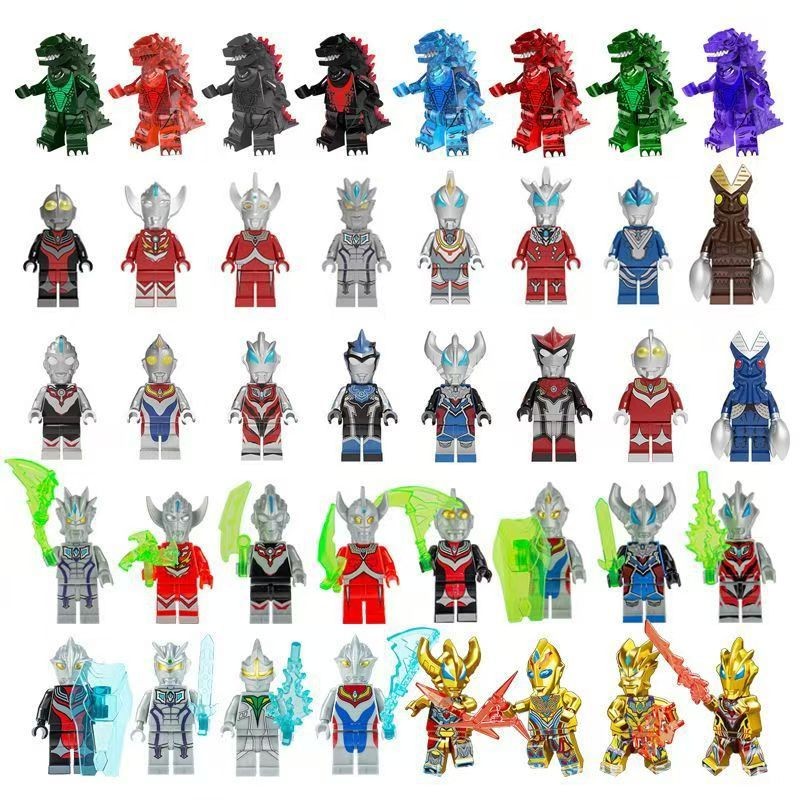 Compatível com Lego Block Man Universe Aotman Giant Block Block Block ...