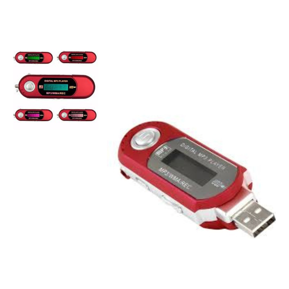 Mp3 Portátil Usb Player Com Tela Lcd Fm Rádio Voz Retro | Shopee Brasil