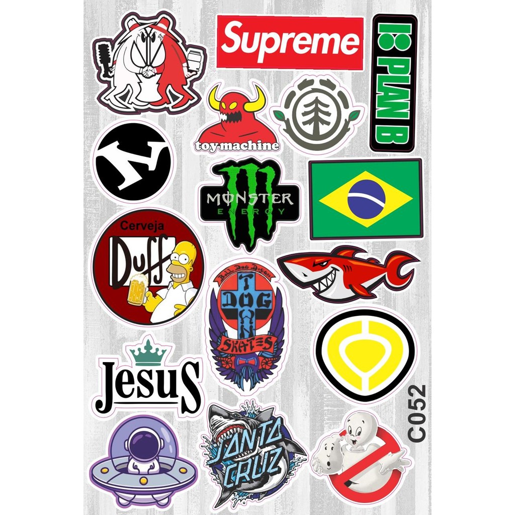 Cartela De Adesivos Personalizados C052 - Escola Carro Moto Bike Motocross Caminhão Super ...