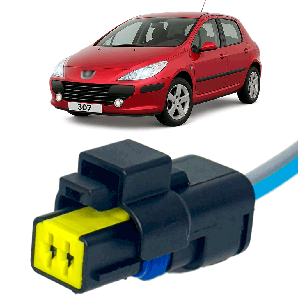 Conector Sensor Temperatura Peugeot 206/307 2 Vias | Shopee Brasil