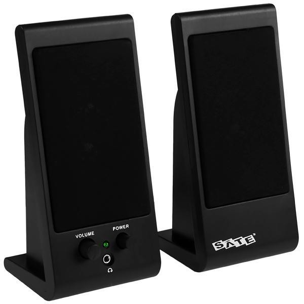 Caixa de Som Satellite AS-677U com 2 Watts RMS USB - Preto | Shopee Brasil