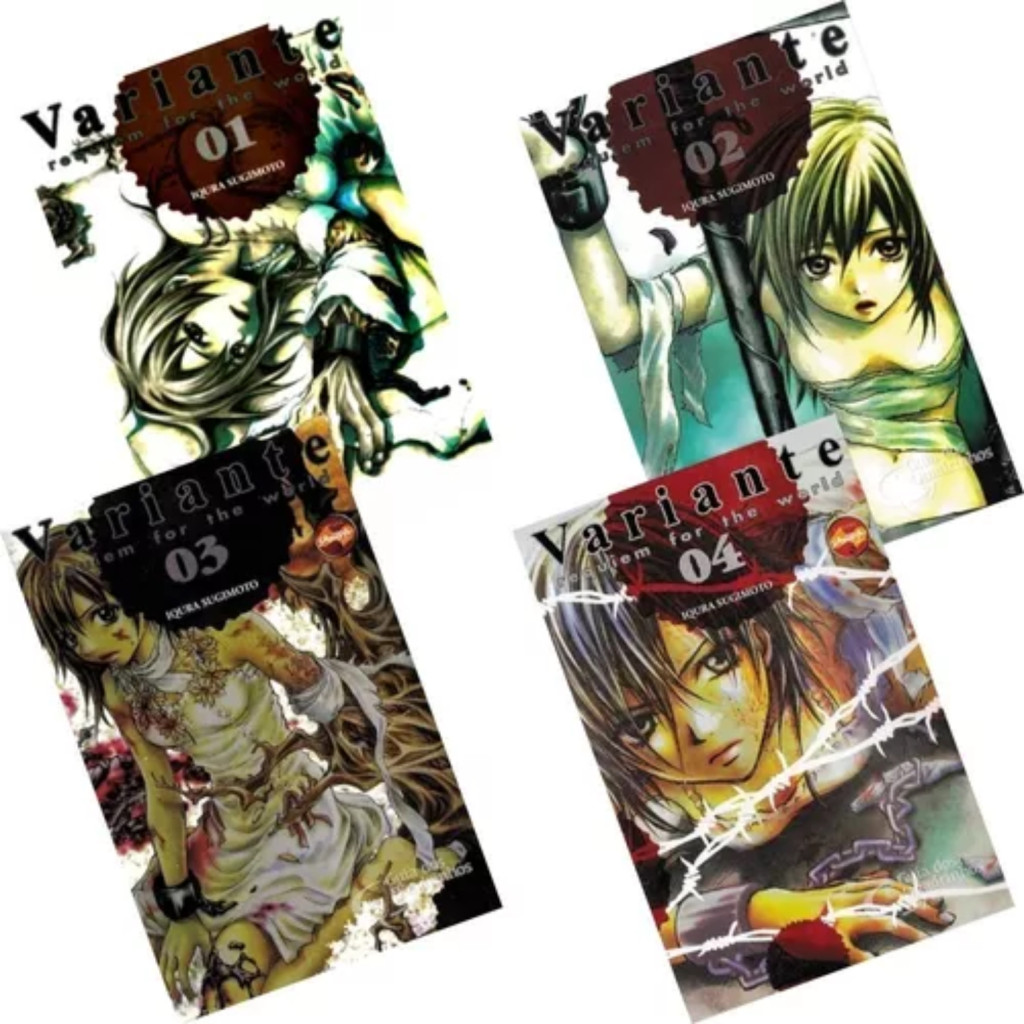 Coleção mangá - Variante: requiem for the world (4 vols. COMPLETA ...