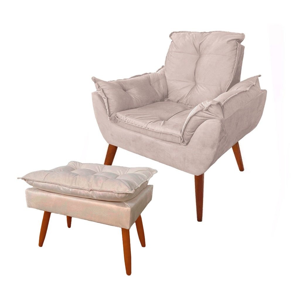Poltrona Puff Cadeira Decorativa Para Amamentação Várias Cores | Shopee ...