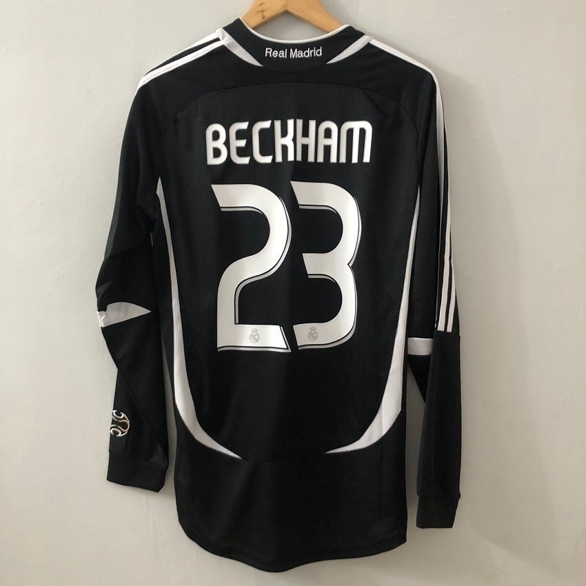 Retro clássico 06-07 Real Madrid 9 # Ronaldo 23 Beckham | Shopee Brasil