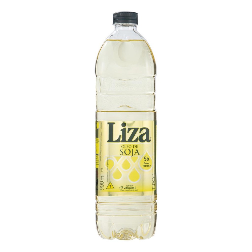 Kit C/ 2 Oleo de soja Liza garrafa sem gluten 900ml | Shopee Brasil