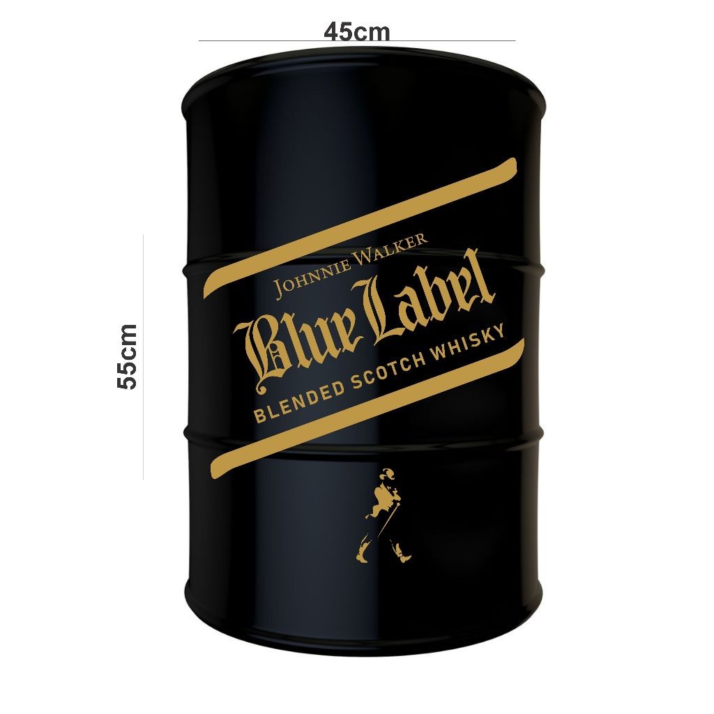 Adesivo para tambor Blue Label barril 200l | Shopee Brasil
