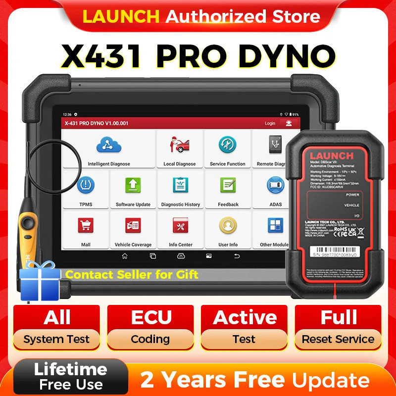 NOVO X431 PRO DYNO Ferramentas De Diagnóstico Do Carro OBD2 Scanner ...