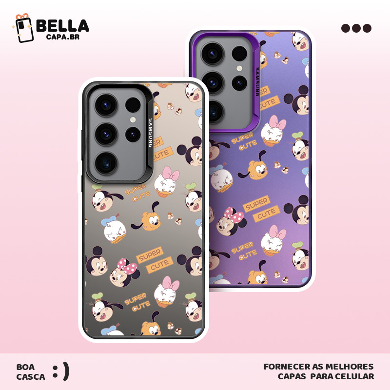 Disney Grafite Mickey Macia Caixa para Samsung A03 04E 05S 20 72 M11 ...
