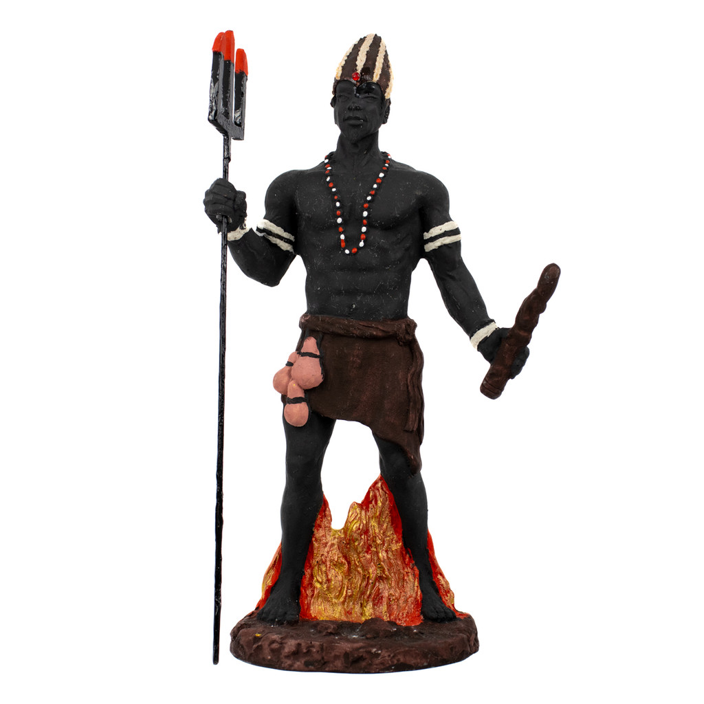Escultura Exu Orixá 25 cm em Resina | Shopee Brasil